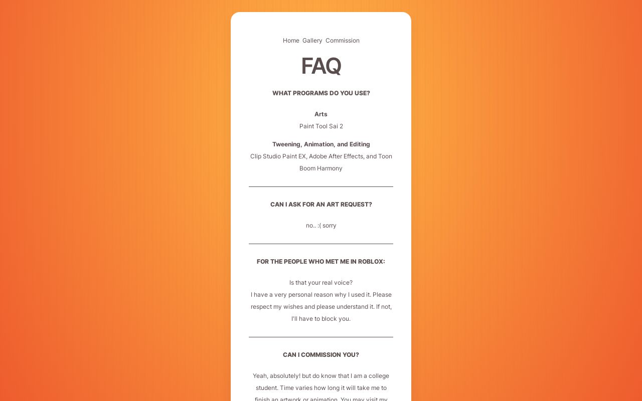 FAQ